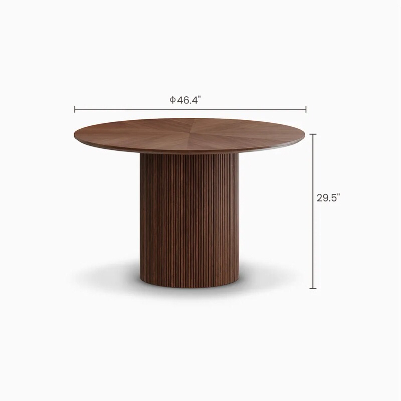 Jual Meja Makan Minimalis | Dining Table Round Teak Solid Ukuran 150 ...