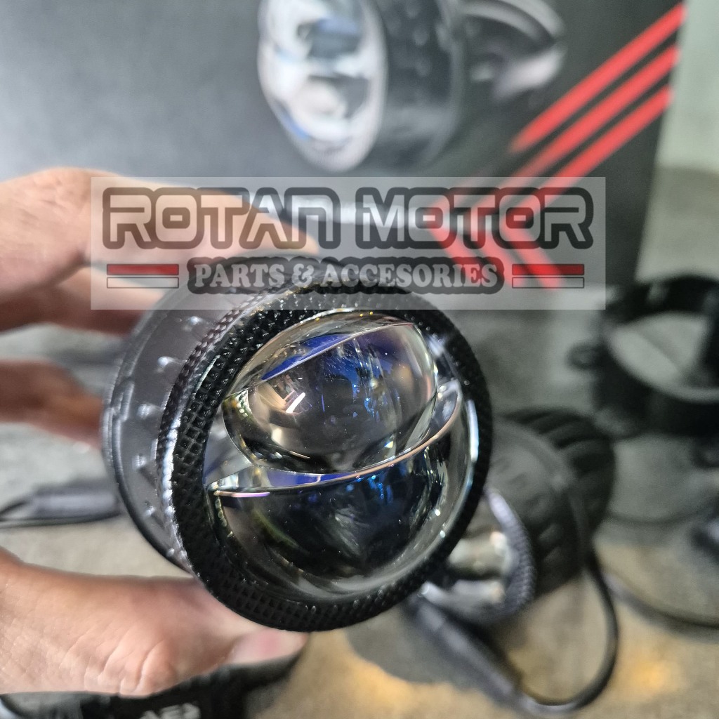 Jual FOGLAMP BILED AES 2 INCH LASER 1 Warna / Bilens LED Projector Lens ...