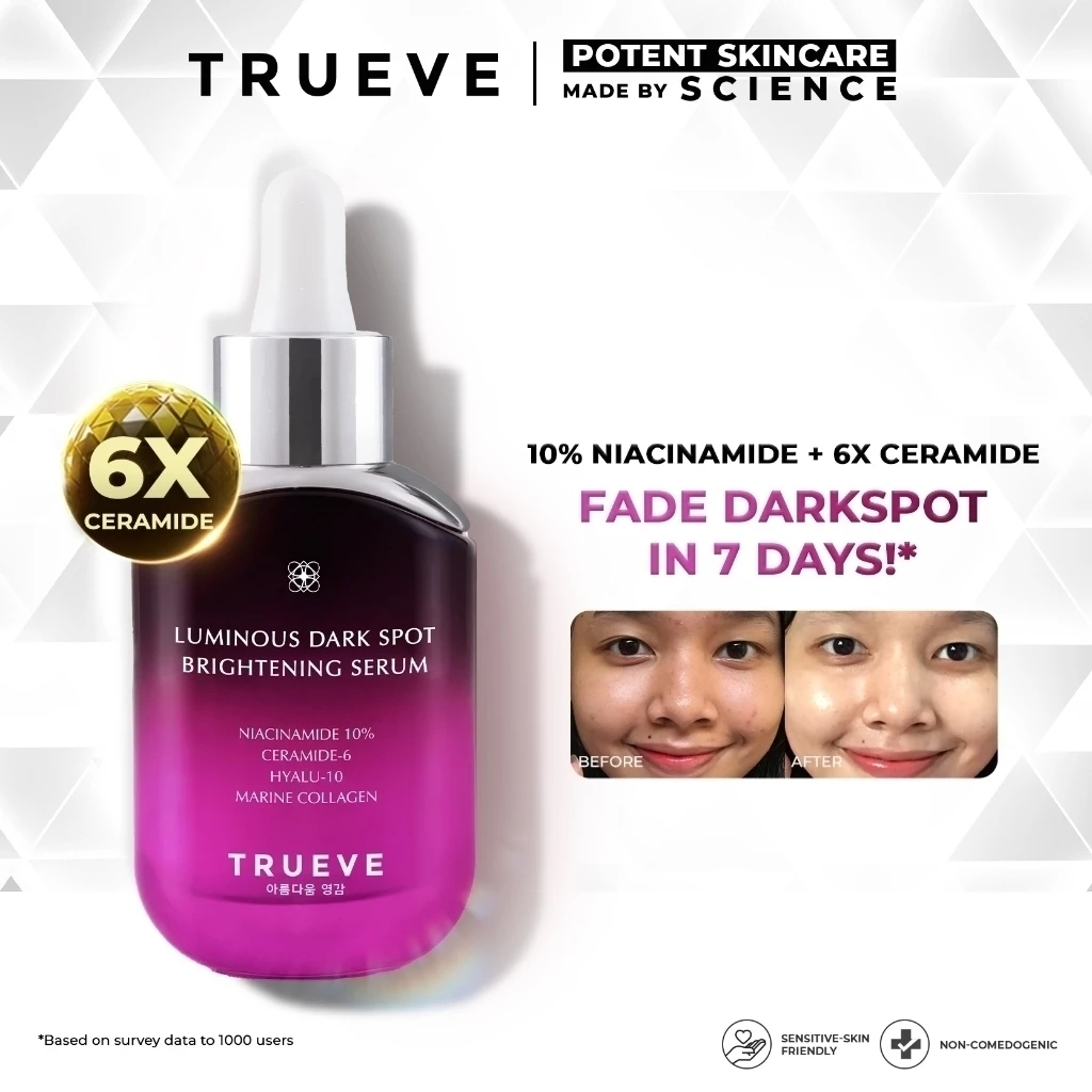 Jual TRUEVE Luminous Dark Spot Brightening Serum 30ml | Shopee Indonesia