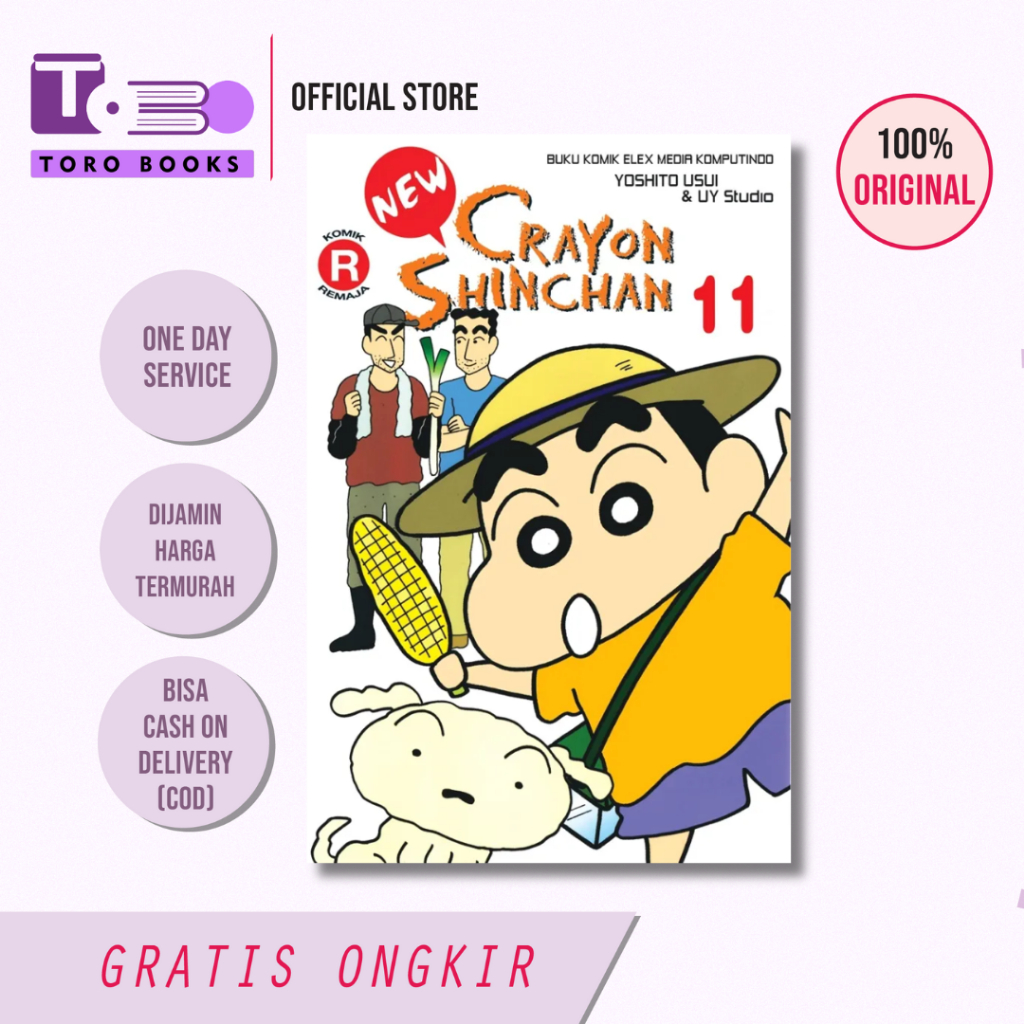 Jual New Crayon Shinchan 11 - Yoshito Usui & Uy Studio | Shopee Indonesia