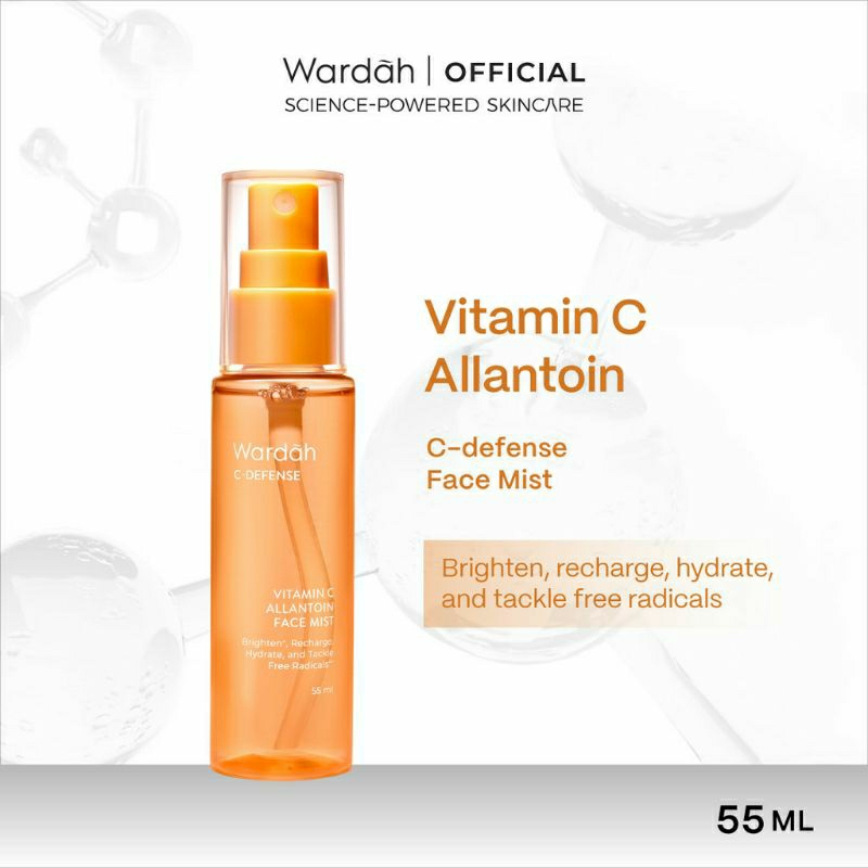 Jual Wardah C-Defense Vitamin C Allantoin Face Mist 55 ml | Shopee Indonesia