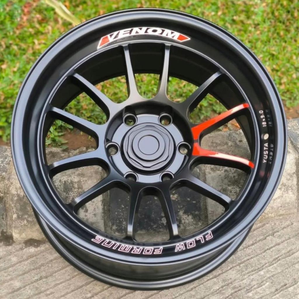 Jual Velg Venom | Ring 18 Pcd 6x139 Lebar 9 ET 0 Warna Black Mate ...
