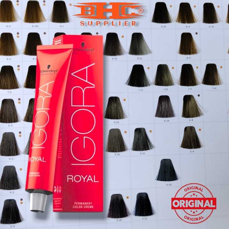 Jual IGORA ROYAL Schwarzkopf Hair Coloring Tube 60ml Pewarna Rambut ...