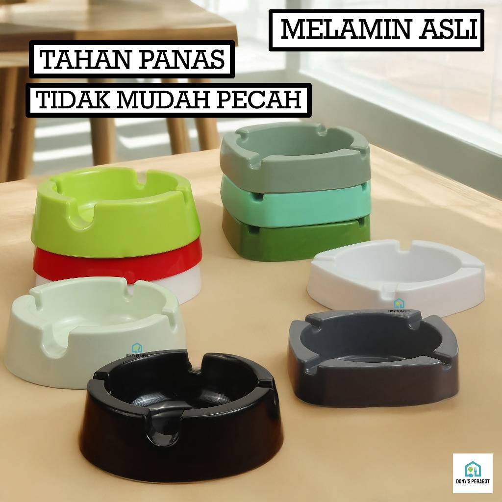Jual Asbak Melamin Aesthetic Asbak Persegi Murah Anti leleh Asbak Cafe ...
