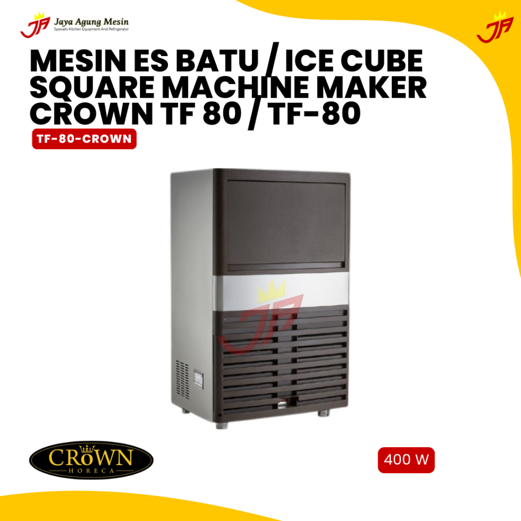Jual CROWN Mesin Es Batu / Ice cube square machine maker Crown TF 80 / TF-80 | Shopee Indonesia