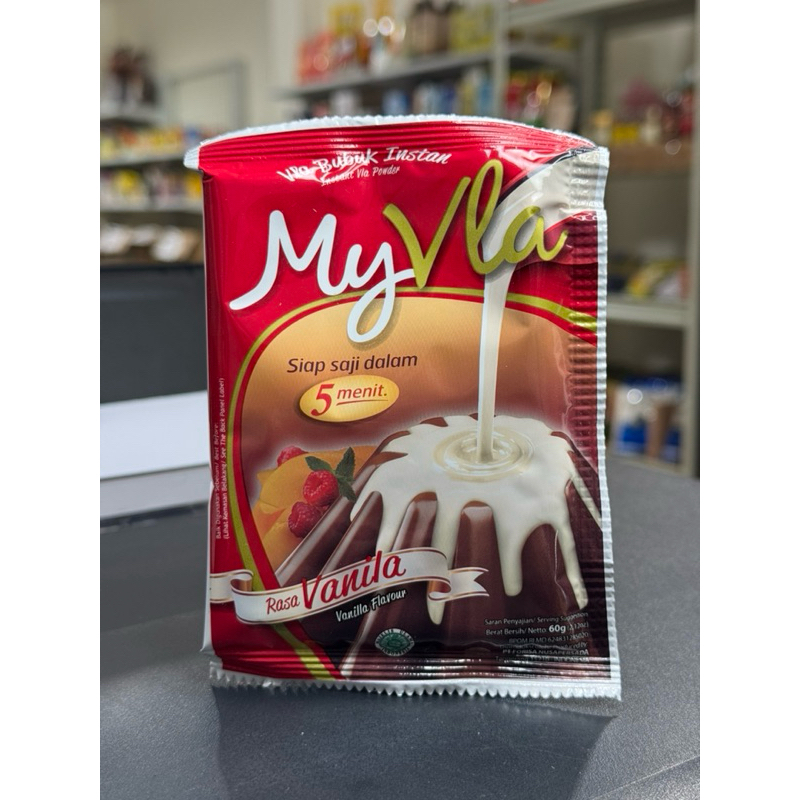 Jual My Vla Instant vla powder Vanilla / Vla bubuk instant rasa Vanila ...