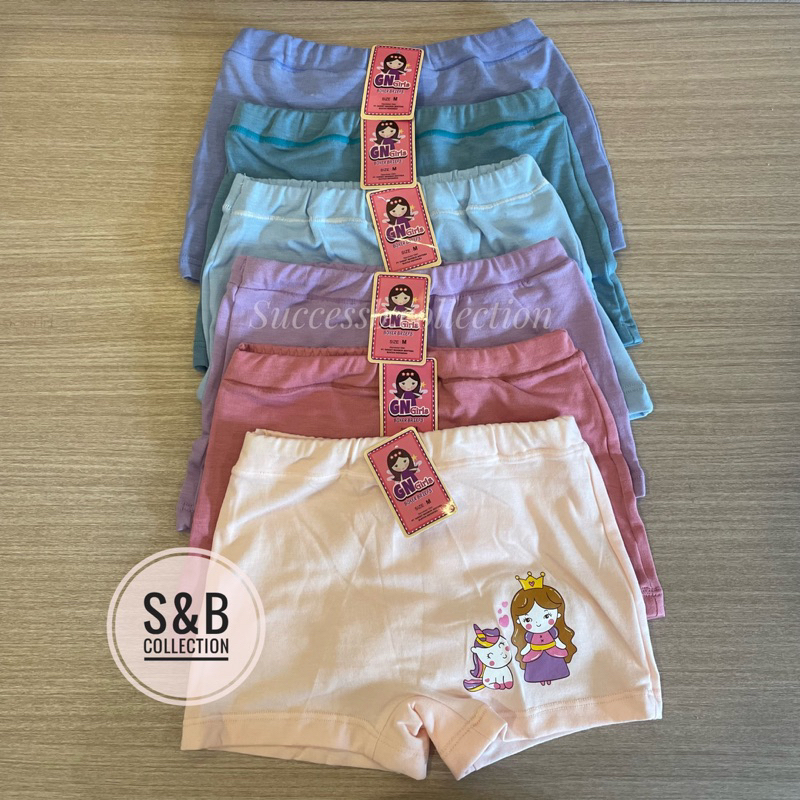 Jual [3/12 PCS] CELANA DALAM Boxer anak perempuan golden nick GN girl ...