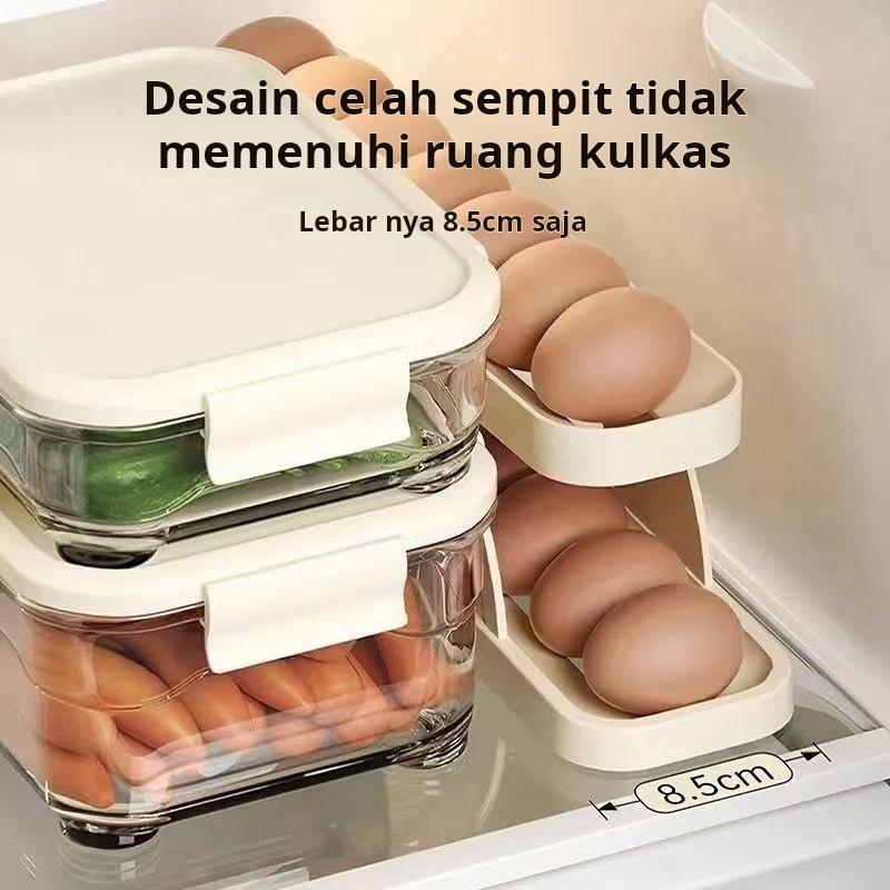 Jual Rak Telur 2 Tingkat / Egg Tray / Tempat Penyimpanan Telur ...