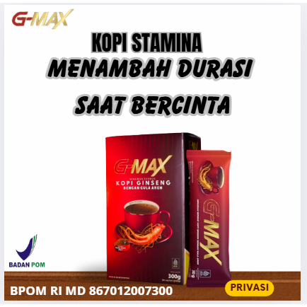Jual Kopi G max Original Kopi Gingseng Terbaik 1 box Isi 10 Sachet | Shopee Indonesia