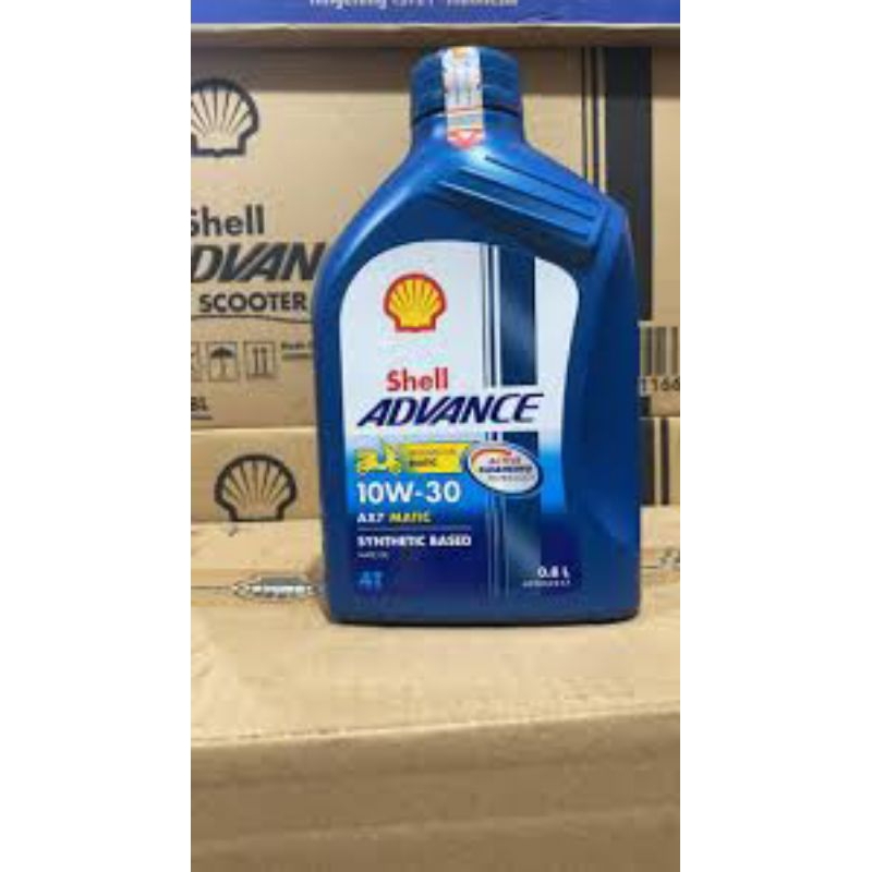 Jual Oli Shell Advance AX7 800ML 10W-30 Oli Shell Matic AX7 0.8L Bisa ...