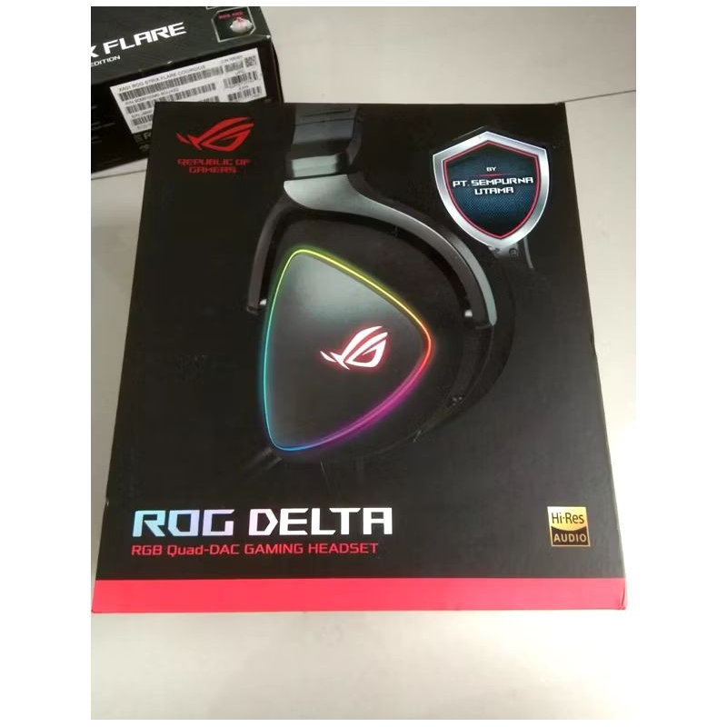 Jual ROG Delta Hi-Res QUAD DAC Gaming Headset PRELOVED Not HyperX Cloud ...