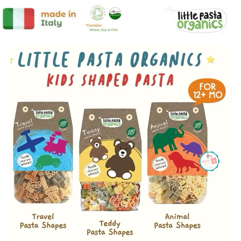 Jual Little Pasta Organics 300gr | Pasta Gandum Utuh Organik | MPASI ...