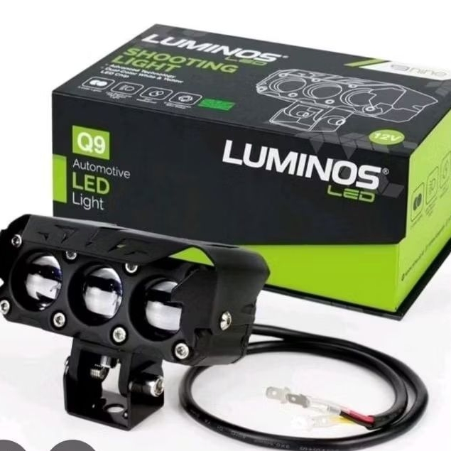 Jual Lampu sorot laser Q9 Luminos LED 3 mata 2 warna | Shopee Indonesia