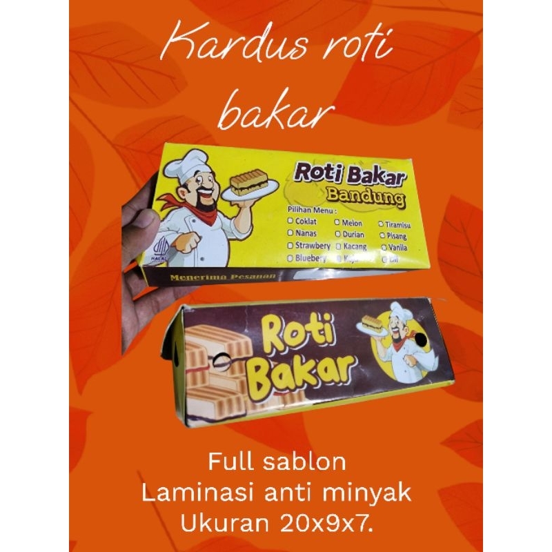 Jual 100pcs box roti bakar/kertas bungkus roti bakar | Shopee Indonesia