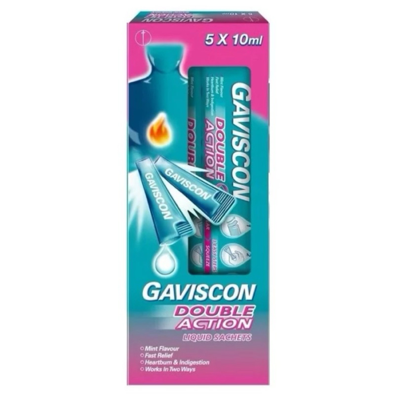 Jual Gaviscon GAVISCON ASLI MALAYSIA PEPPERMINT / DOUBLE ACTION LIQUID ...