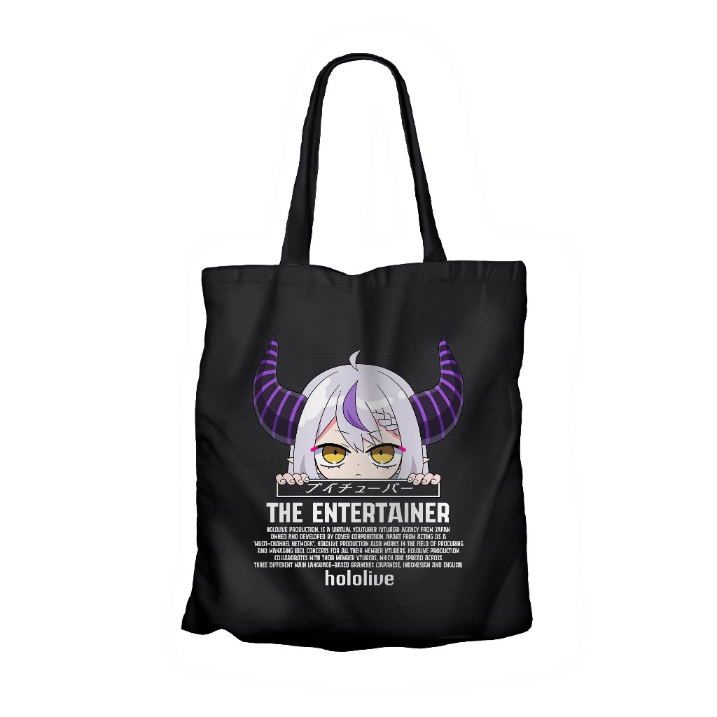 Jual Tote bag infinite anime vtuber LAPLUS DARKNESS PEEKER ALT ...