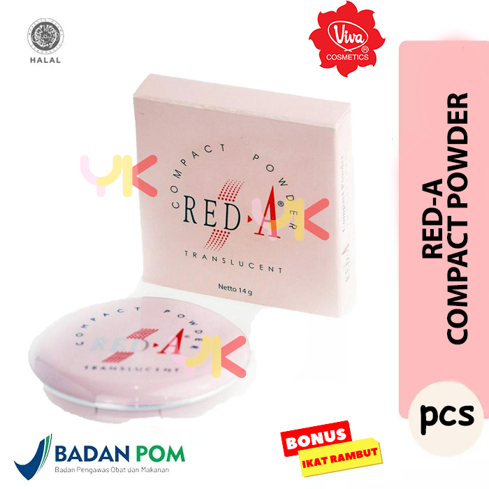 Jual Red-A Compact Powder Translucent with Oil Absorber, Emollient ...