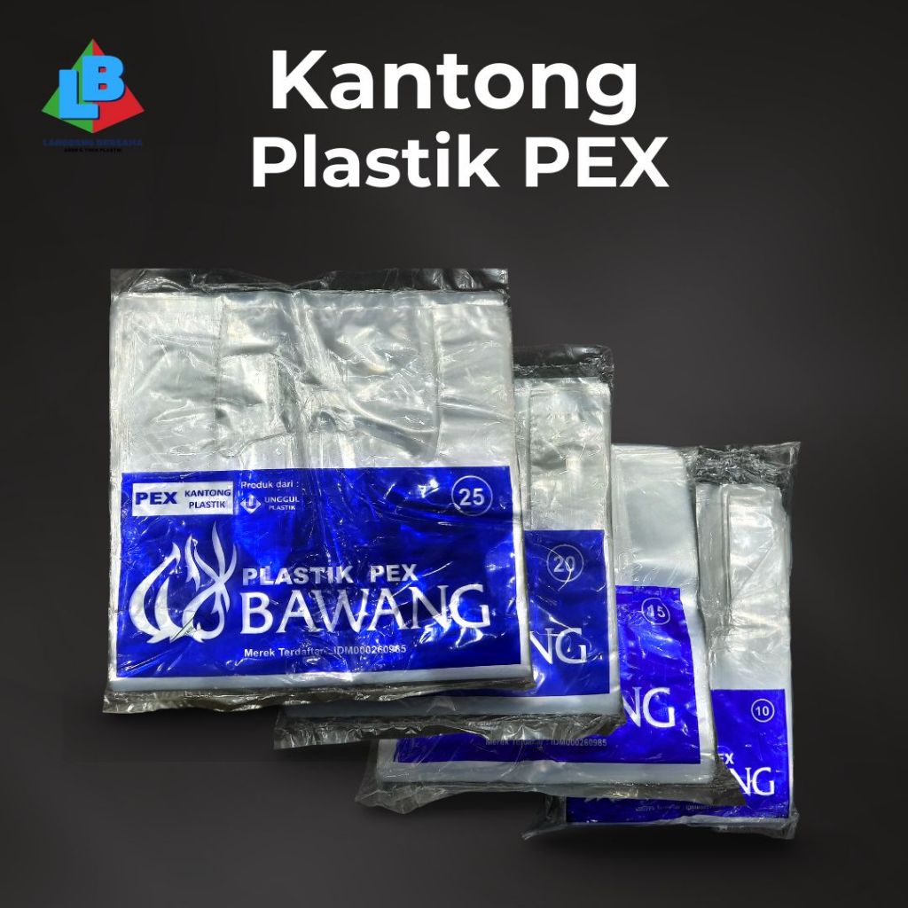 Jual Kantong Plastik Kresek PEX Bawang Bening Size 10 15 20 25 ...