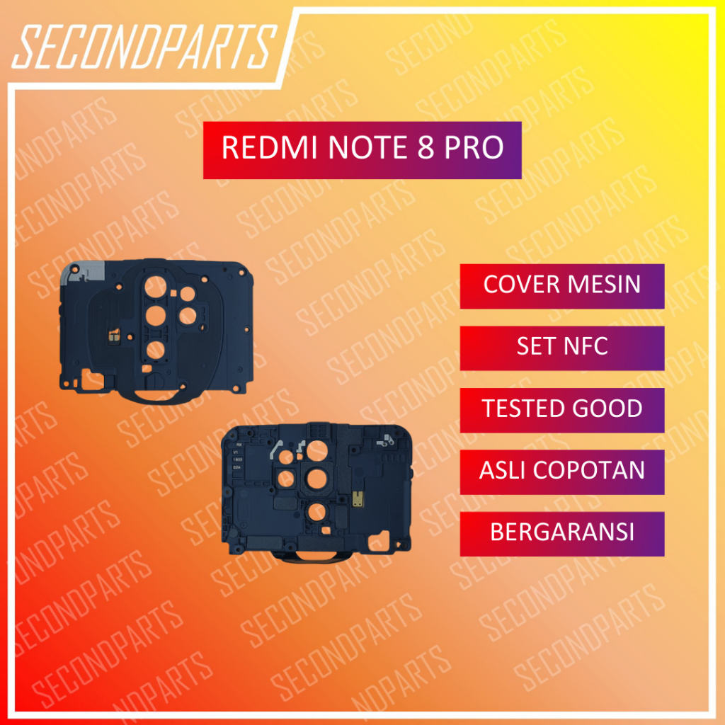 Jual COVER TUTUP MESIN ATAS RING KAMERA PENGUAT GPS WIFI NFC REDMI NOTE 8 PRO ORIGINAL COPOTAN ...