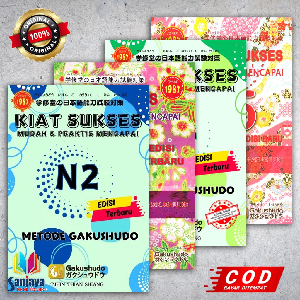 Jual [ori] KIAT SUKSES MUDAH DAN PRAKTIS MENCAPAI N2 N3 N4 N5 METODE ...
