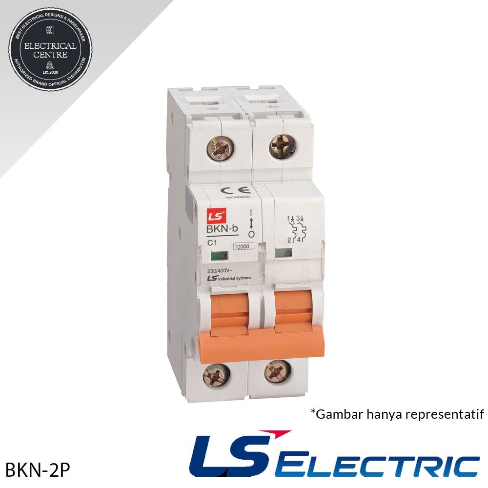 Jual MCB BKN-2P-C32 2 PHASE 6kA 32A LS Electric | Shopee Indonesia
