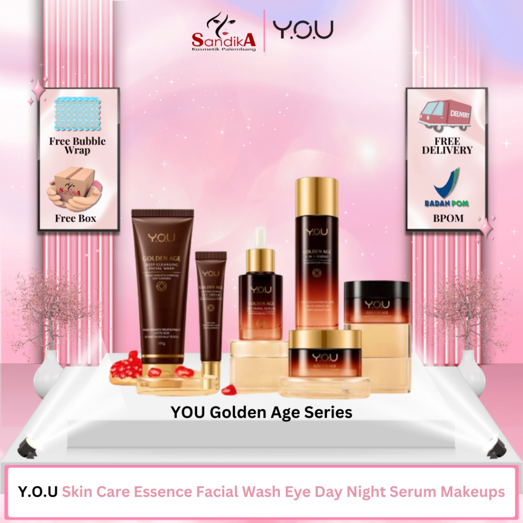 Jual YOU Golden Age Series | Y.O.U Skin Care Essence Facial Wash Eye ...
