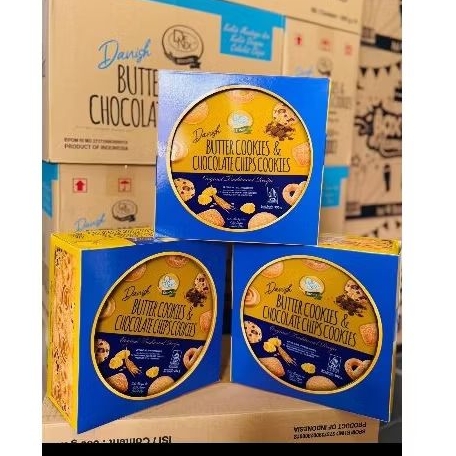 Jual Denex Danish Butter Cookies & Chocolate chips | Shopee Indonesia