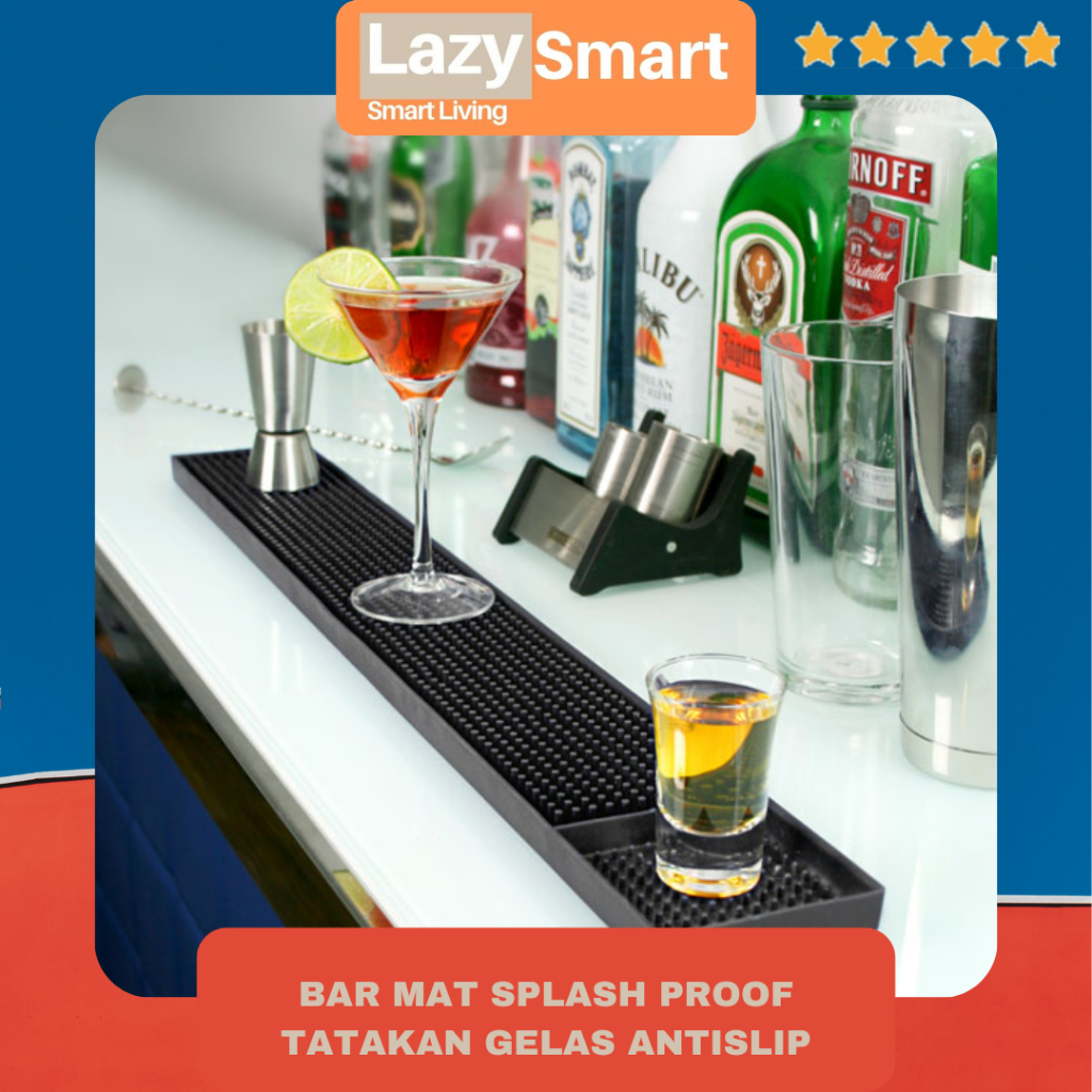Jual Bar Mat Bartender Tatakan Gelas Piring Dapur Anti Slip Anti Tumpah ...