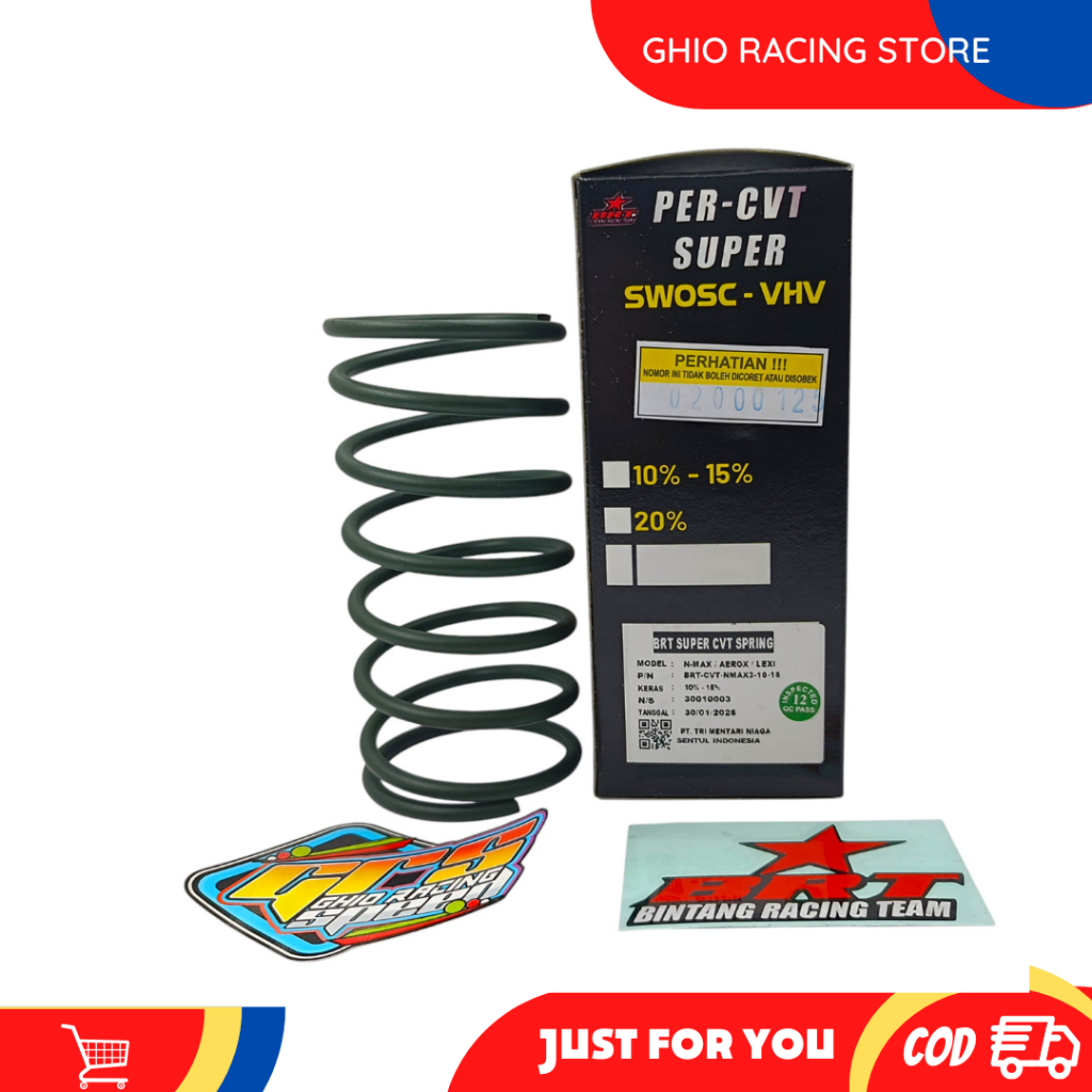 Jual PER CVT NMAX OLD BRT SPRING CVT BRT NMAX AEROX LEXI MIO M3 MIO S ...
