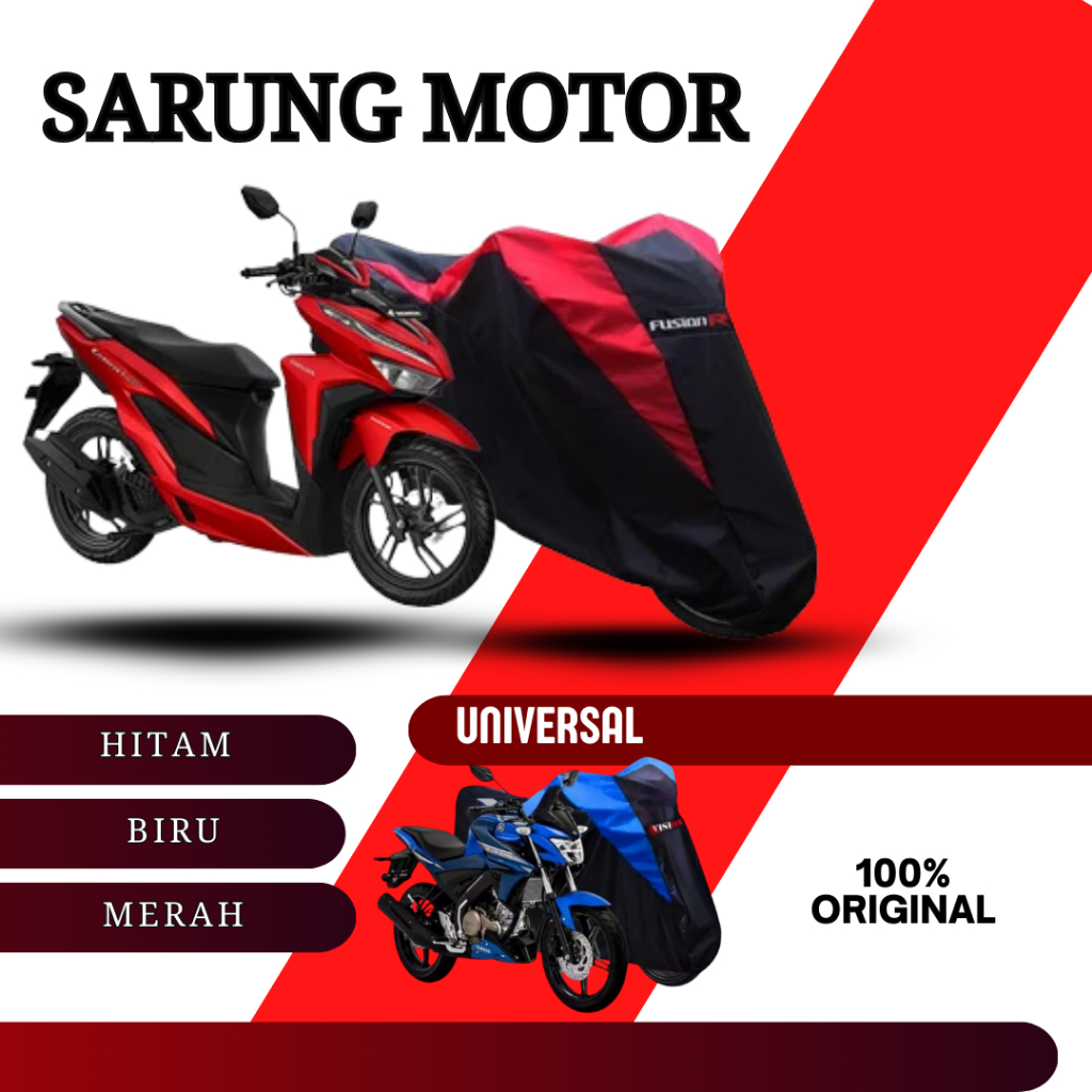 Jual SARUNG MOTOR Cover Motor Vision Jumbo cbr250 Xmax ninja 250 dan ...