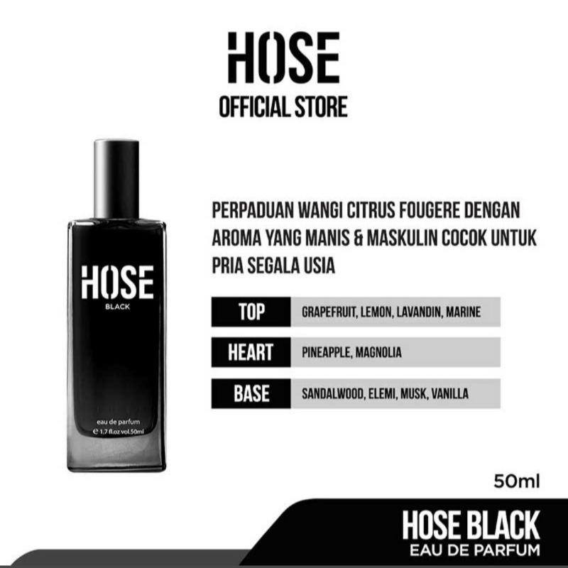 Jual Hose Eau de Parfum Black 50 ml | Shopee Indonesia
