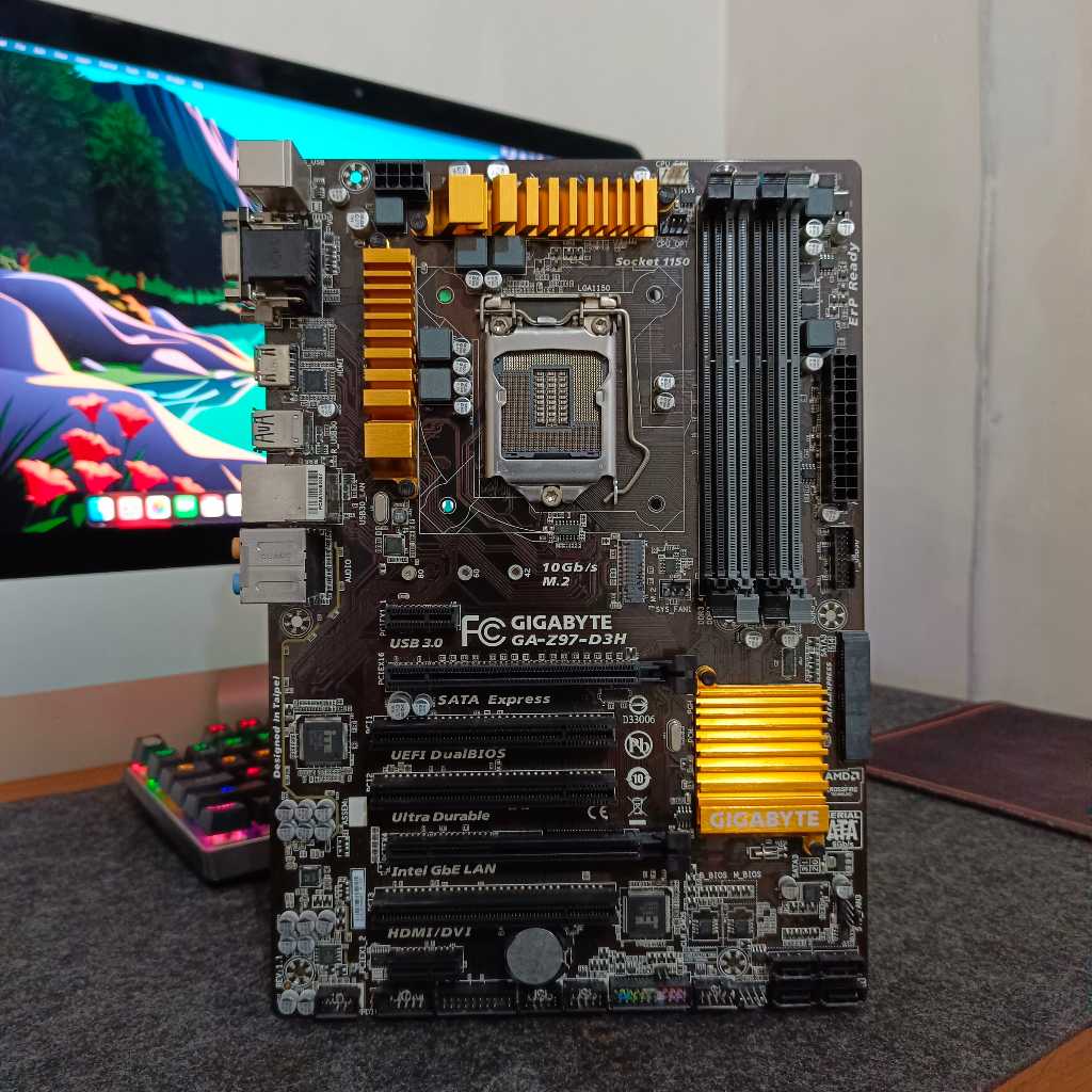 Jual MOTHERBOARD INTEL CHIPSET Z97 LGA 1150 INTEL GEN 4 SUPPORT NVME | Shopee Indonesia