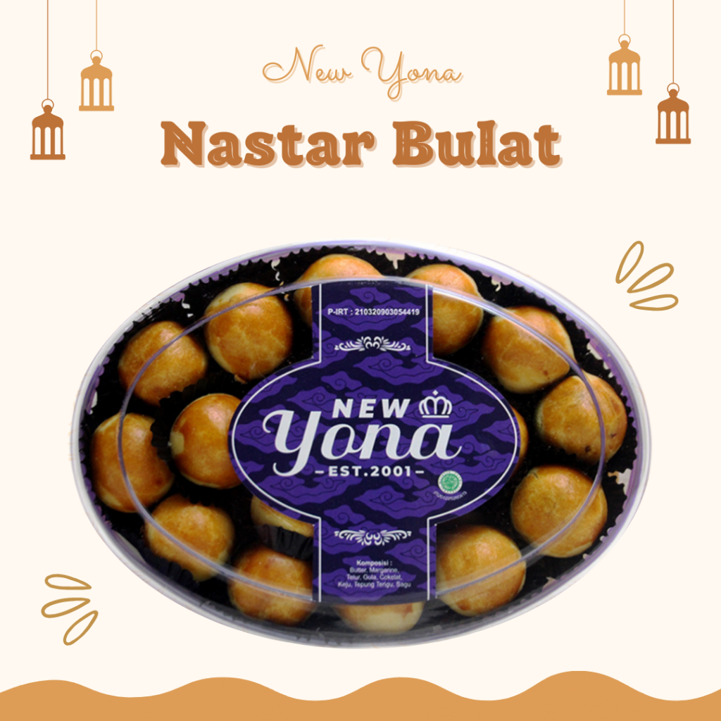 Jual New Yona Cookies Kue Lebaran Kue Kering Free Bubble Wrap (Nastar ...