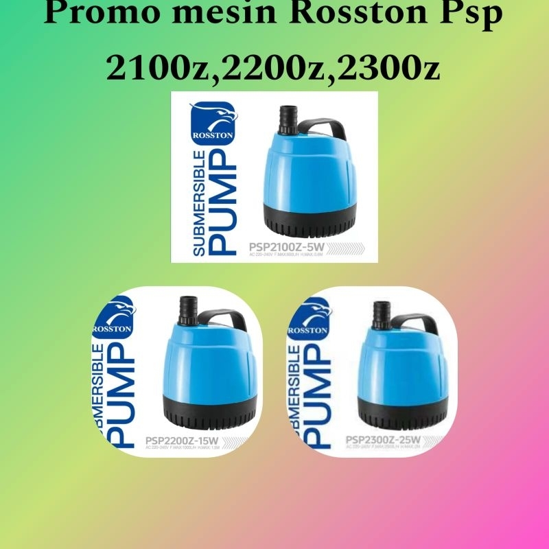 Jual Mesin aquarium dan kolam Rosston psp 2100z,psp 2200z,psp 2300z ...