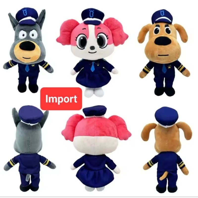 Jual Boneka sheriff labrador security wolf dog animal police sherif ...