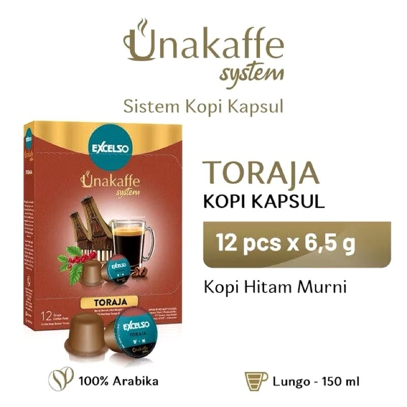 Jual Excelso Kopi Kapsul Unacaffe Toraja | Shopee Indonesia
