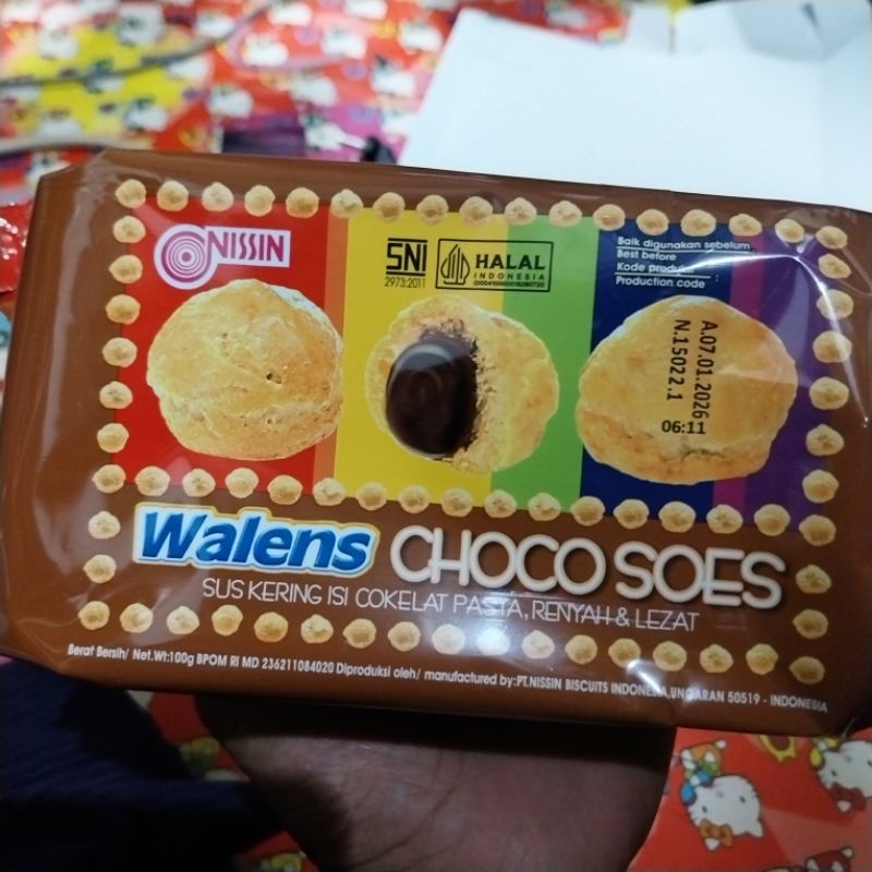 Jual Nissin Wallens Choco Soes 100 gr | Shopee Indonesia