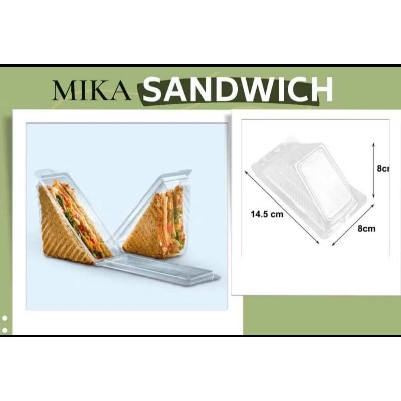 Jual Mika Sandwich Segitiga (50 pcs) | Shopee Indonesia