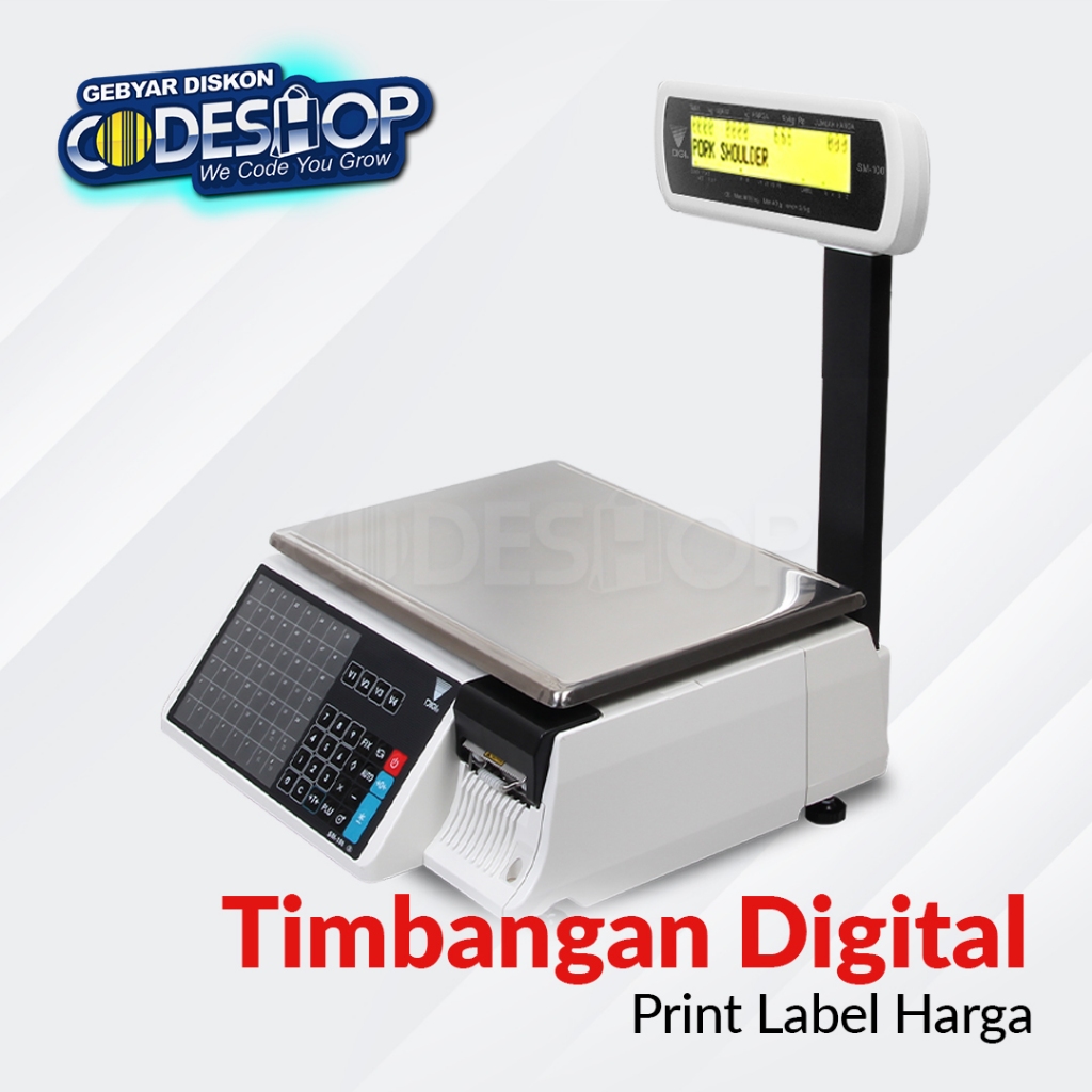 Jual Digi SM100N Plus Timbangan Digital Pole Display Kapasitas 15 Kg ...