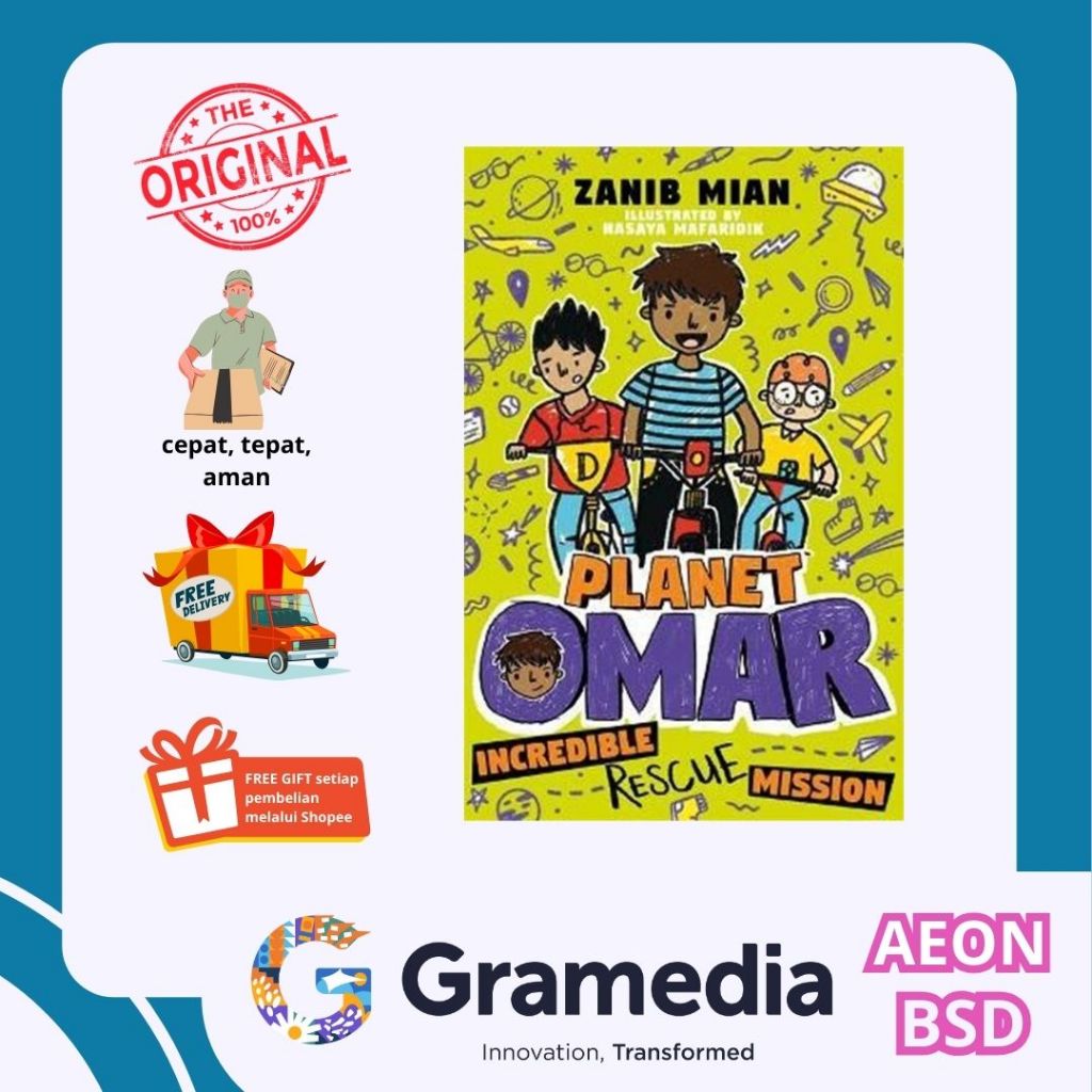 Jual GRAMEDIA BSD CITY - Planet Omar Incredible Rescue Mission The ...