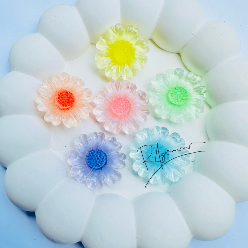 Jual Clay Resin Daisy Bening Resin Clay Bunga Matahari (10pcs) | Shopee ...