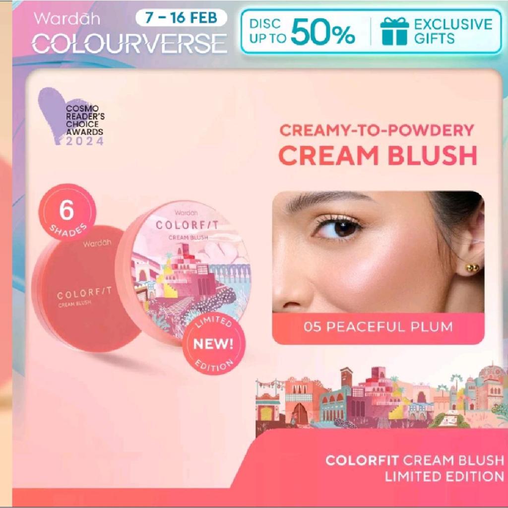 Jual WARDAH Colorfit Cream Blush - Formula ringan dan teksturnya creamy ...