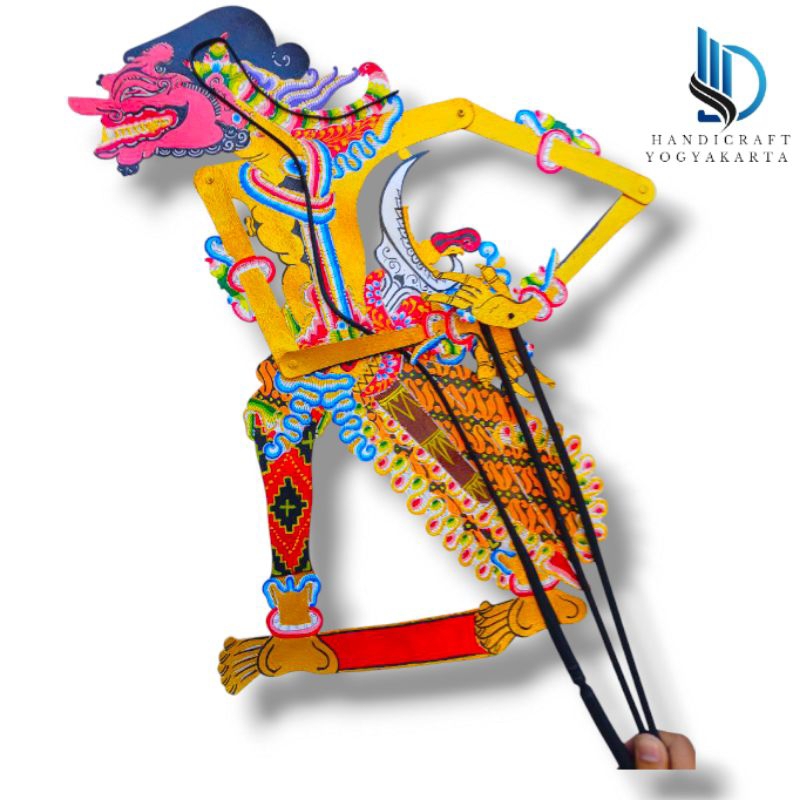 Jual Handicraftyogyakarta | wayang kulit asli BUTO cakil gapit bambu ...