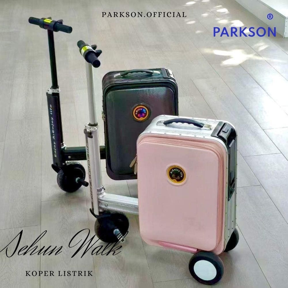 Jual Koper listrik Parkson Sehun Walk ukuran cabin koper travel ...
