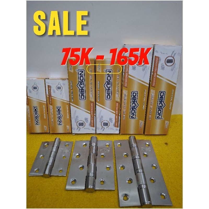 Jual Engsel Jendela dan Pintu merk Dekkson Deluxe Stainless Steel ...