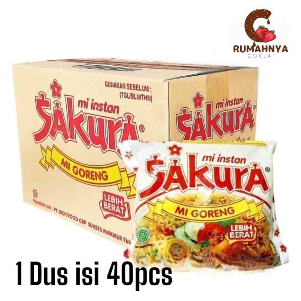 Jual PROMO 1 DUS Mi Sakura Goreng Instan isi 40pcs | Shopee Indonesia