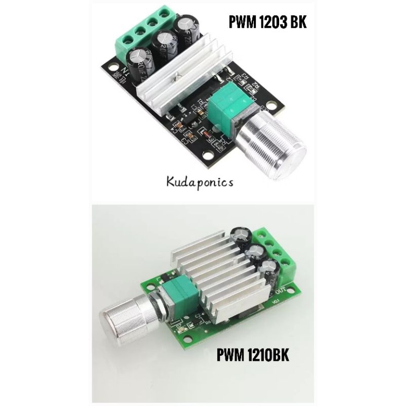 Jual DC Motor Speed Controller Dimmer PWM 1203BK 3A dan 1210BK 10A PWM ...