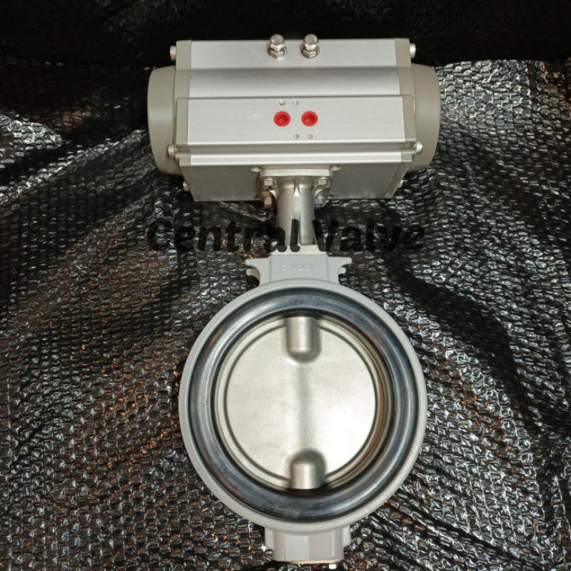 Jual Butterfly Valve Alumunium KITZ 2" Inch Actuator Penumatic custom ...