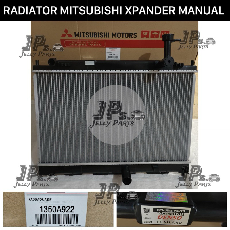 Jual RADIATOR ASSY MITSUBISHI XPANDER MANUAL ASLI ORIGINAL DENSO ...