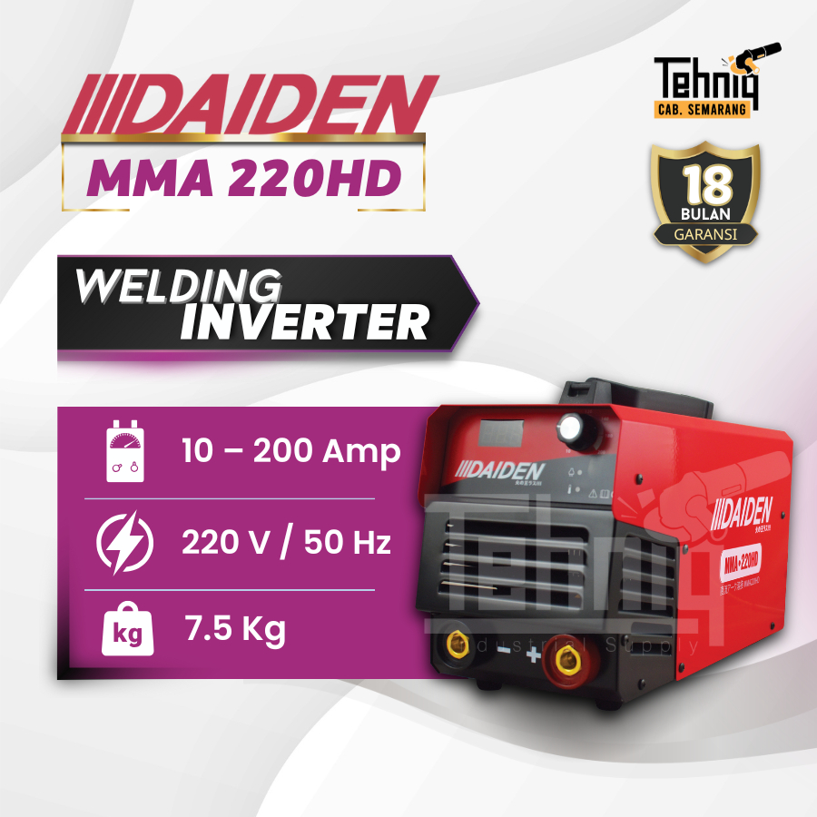 Jual Mesin Las / Trafo Las Listrik / Travo Las DAIDEN MMA 220 HD Heavy ...